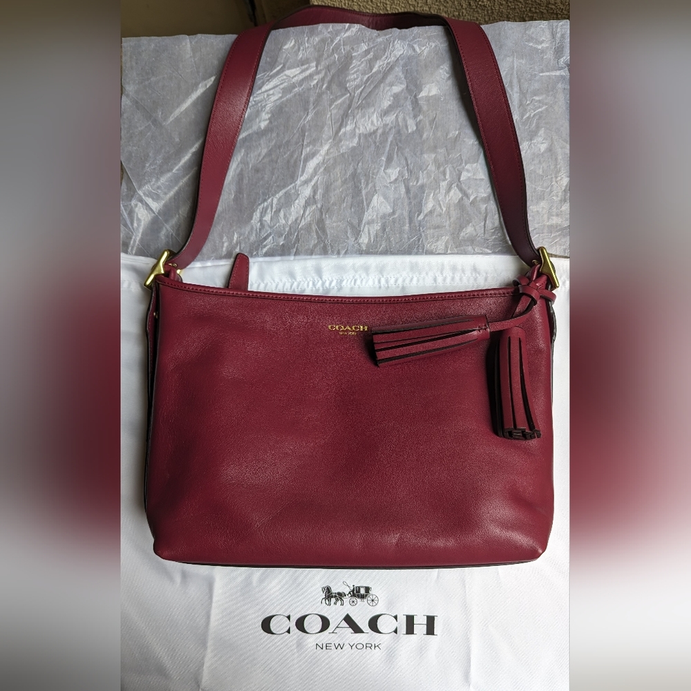 Rare Coach Legacy East/West Duffle In Deep Port 25355 - Gem